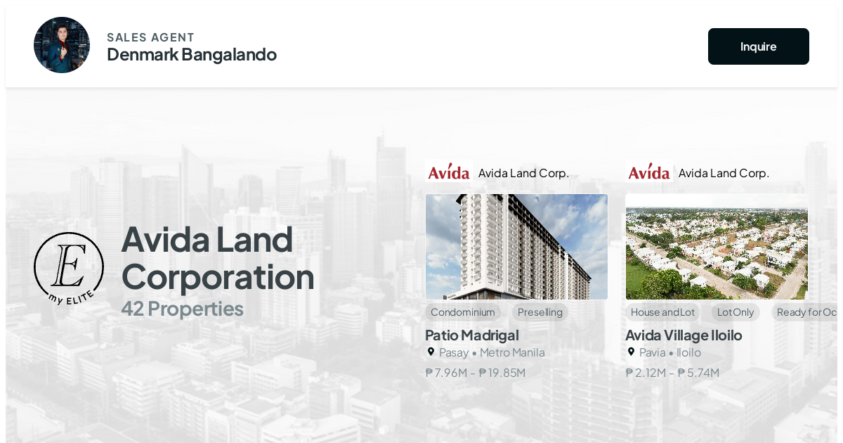 Avida Land Corporation