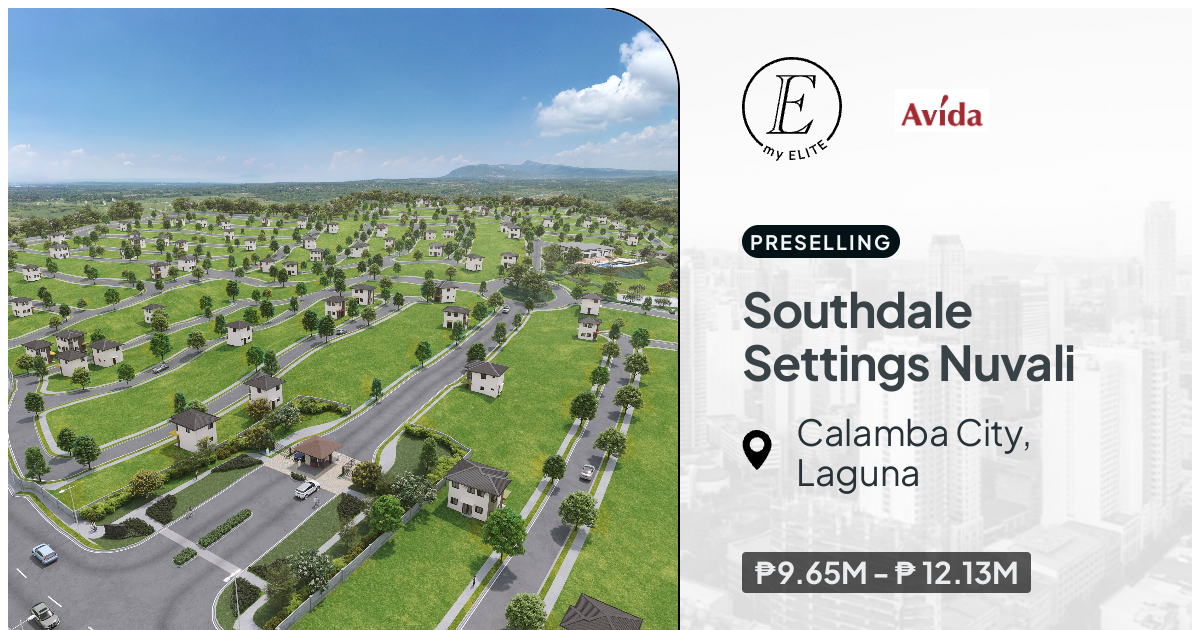 Southdale Settings Nuvali - Calamba City - Preselling lot only